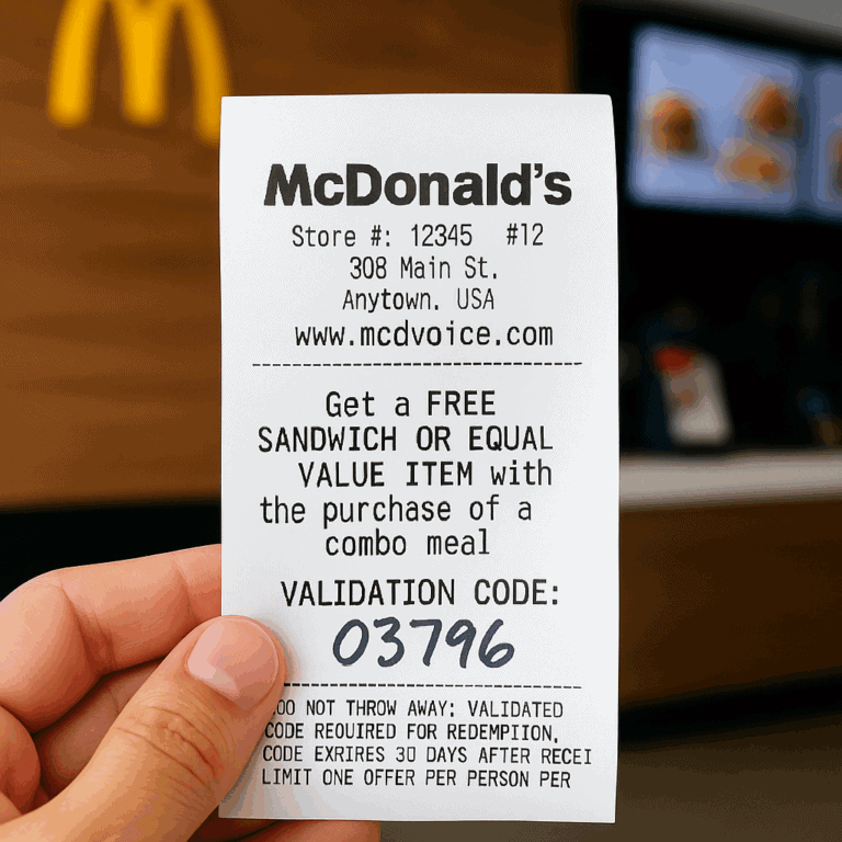 McDVoice.com - McDonald's Survey (START NOW)